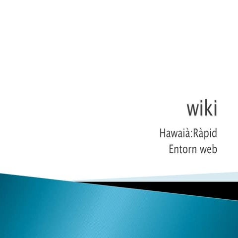 Exercici wiki | PPT