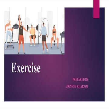 Exercise – Types and benefits pptx | PPTX