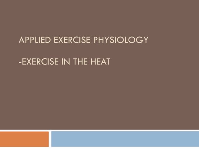 Safety protocols during physical activity | PPTX