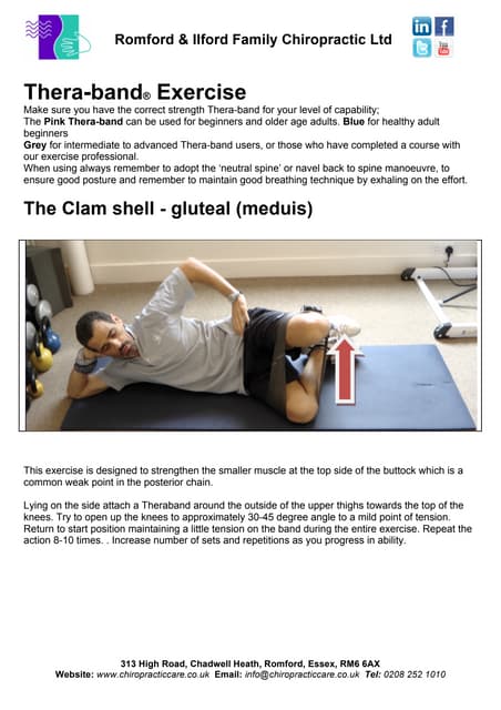 Exercise thereaband the bicep curl | PDF