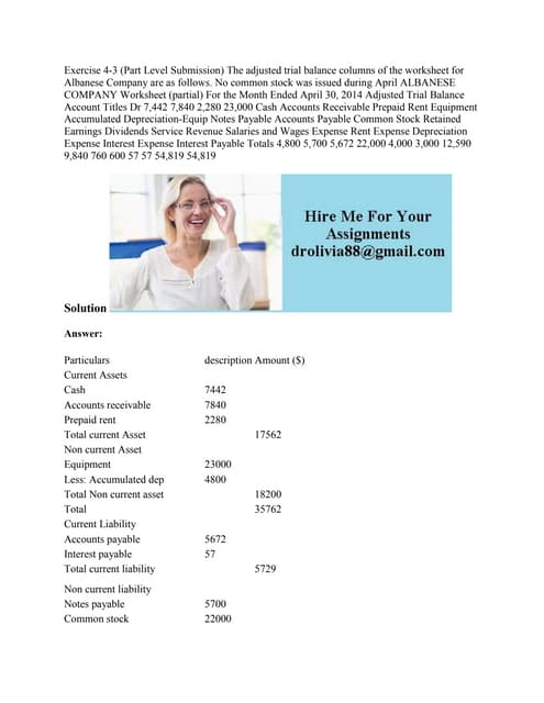 Exercise 4-4 (Part Level Submission) The adjusted trial balance colum.pdf