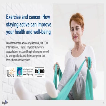 Exercise and cancer: How staying active can positively impact your ...