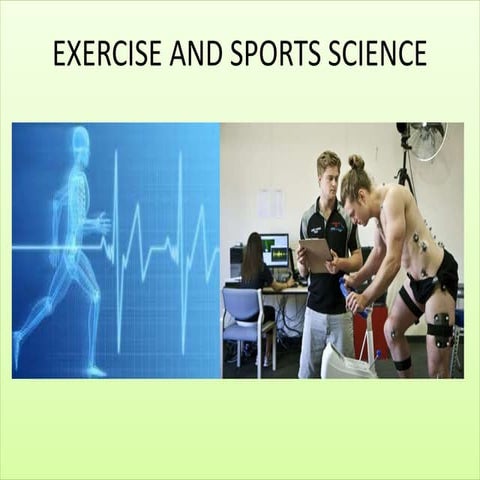 Exercise and sports science | PPTX
