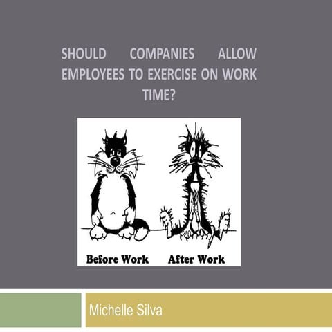 Exercise at work | PPTX