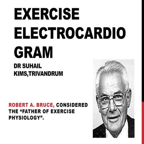 Exercise ecg | PPTX