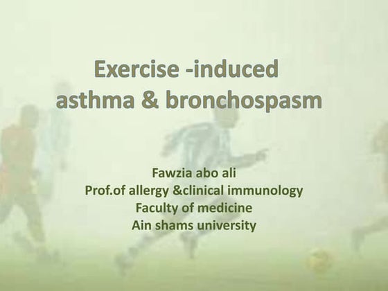 Exercise Induced Asthma | PPTX