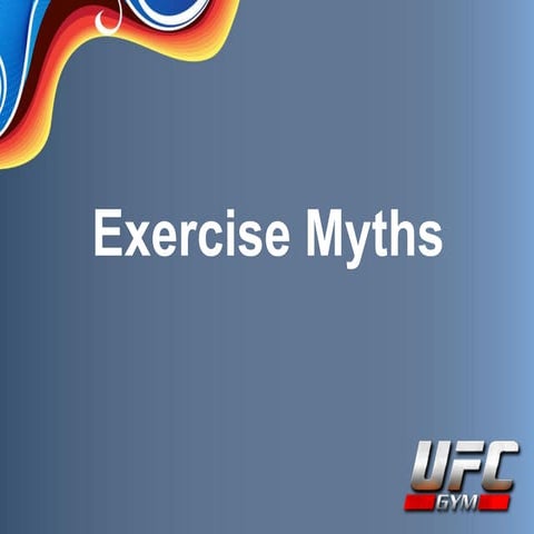 Exercise Myths | PPT