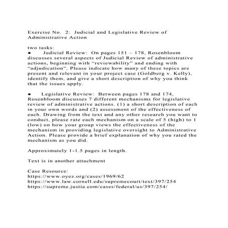 Exercise No. 2 Judicial and Legislative Review of Administrativ.docx