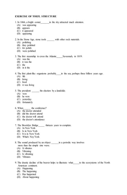 Structure & Written Practice 6 | PDF