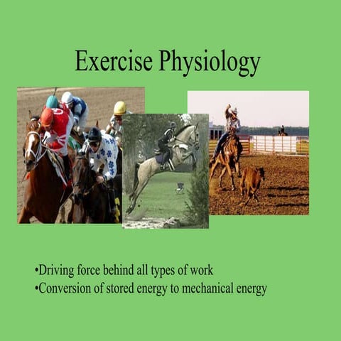 Exercise physiology | PPT
