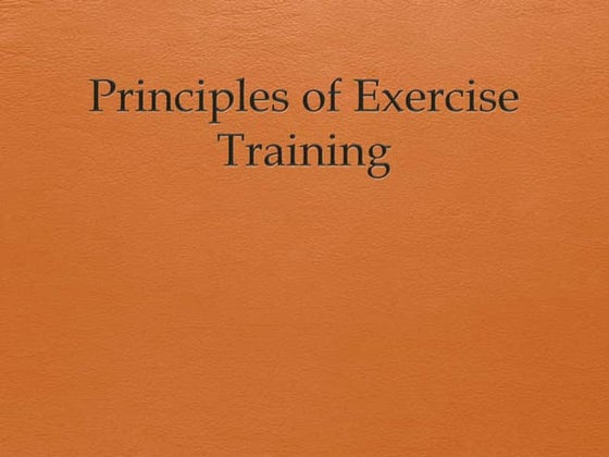 Principles and techniques of strengthening exercise | PPTX