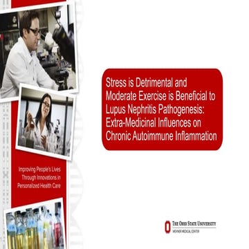 "Stress is Detrimental and Moderate Exercise is Beneficial to Lupus ...