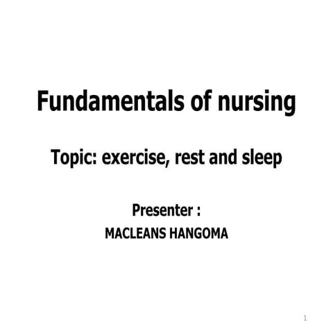 EXERCISE REST & SLEEP.pptx