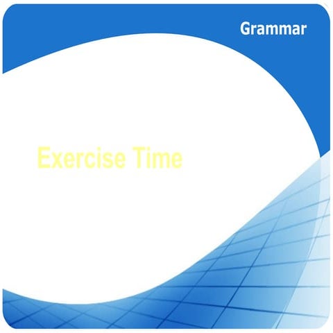 Noun Exercises | PPT