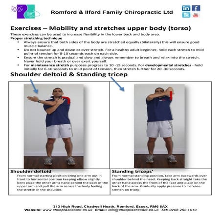 Exercises – mobility and stretches upper body shoulder deltoid ...