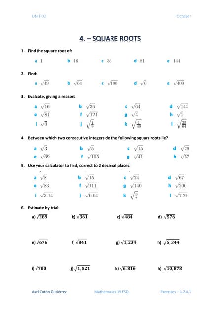 4 Eso Academics Unit 03 Exercises 4 3 5 Factorizing Polynomials Algebraic Fractions Pdf