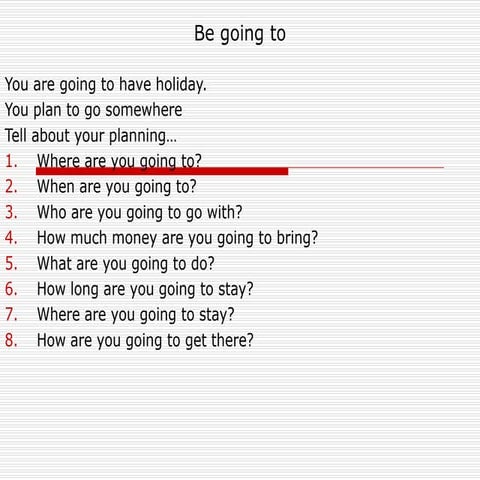 (exercises) Be going to.ppt