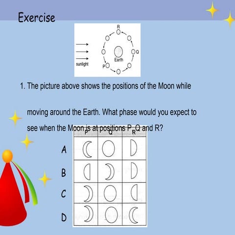 Solar: about the moon (worksheet 6) | PDF