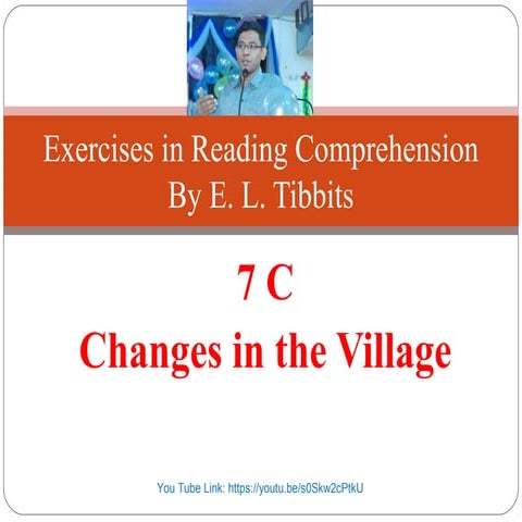 Exercises in Reading Comprehension by E L Tibbitts | Changes in the ...
