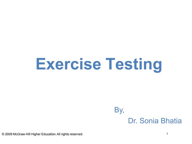 Treadmill test in cardiology | DOCX