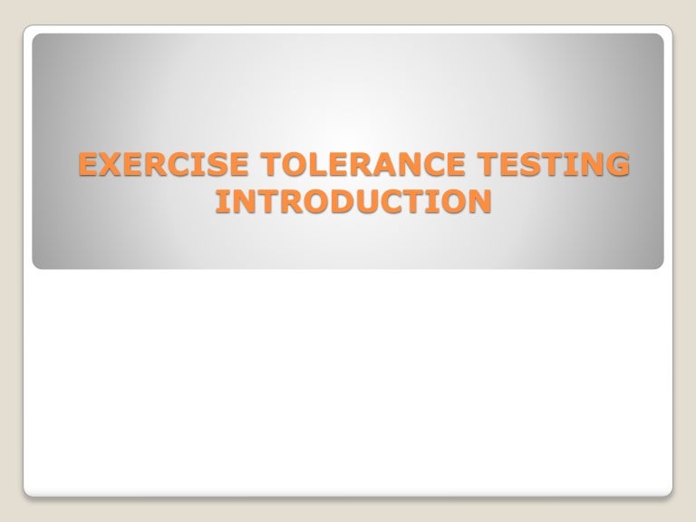 Exercise Tolerance Testing exercise-tolerance-testing
