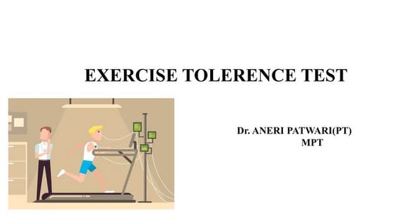 Stress test / Treadmill test | PPTX