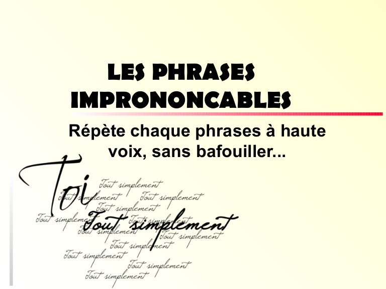 Exercises de diction