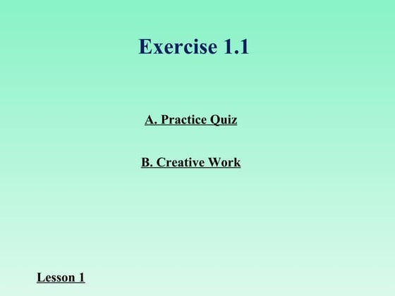 C 4 lesson 1 | PPT