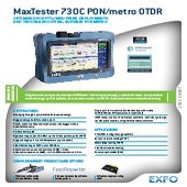 EXFO MaxTester 730C Testing OTDR- SPI Engineers | PDF