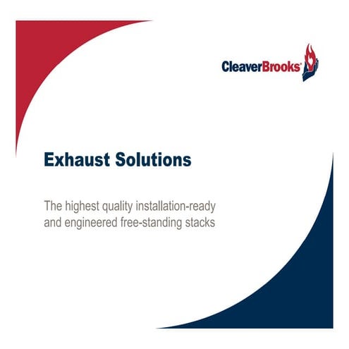 Cleaver-Brooks Exhaust Solutions | PDF