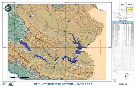 Haiti Hydroelectric Potential General Sites Map | PPT