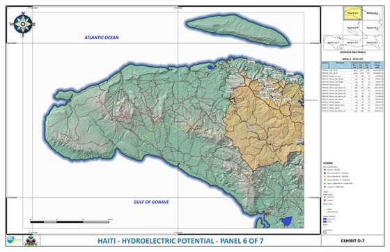 Haiti Hydroelectric Potential General Sites Map | PPT