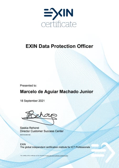 EXIN EPI CDCP | PDF