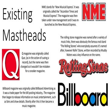 Existing Mastheads | PPTX