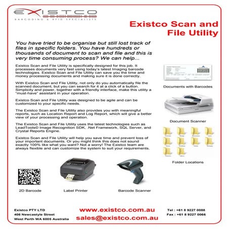 Oce e-Copy Barcode Recognition Services | PPT