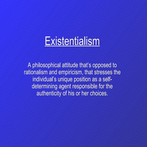 Existentialism | PPT