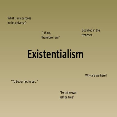 Existentialist thought | PPT