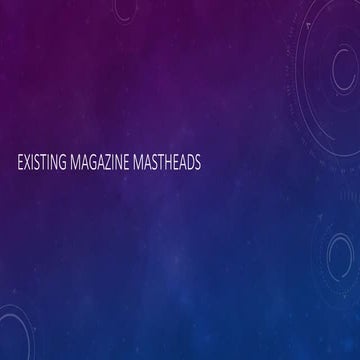 Analysis of magazines ads | PPTX