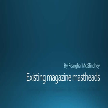 Mastheads | PPT