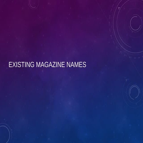 Country Magazine Analysis | DOCX