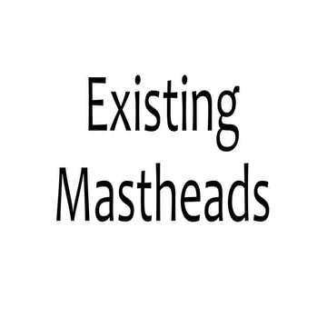 Music magazine names & mastheads | PPTX