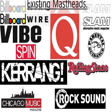 Existing mastheads | PPT