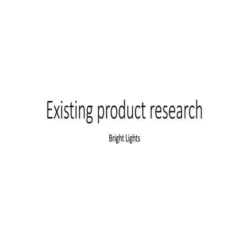 Existing product research.pptx