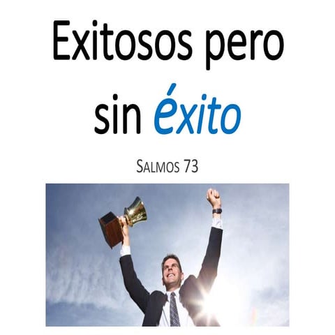 Exitosos pero sin exito | PPTX