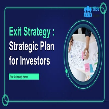 Exit Strategy Strategic Plan For Investors Strategy CD | PDF
