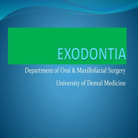 Exodontia | PPT