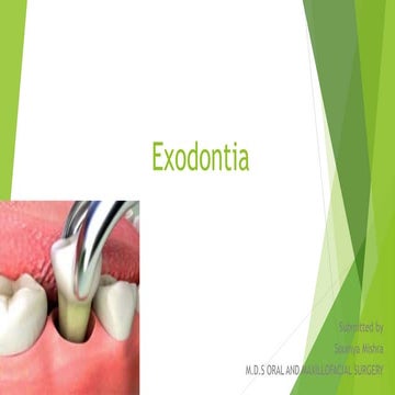 Exodontia | PPTX