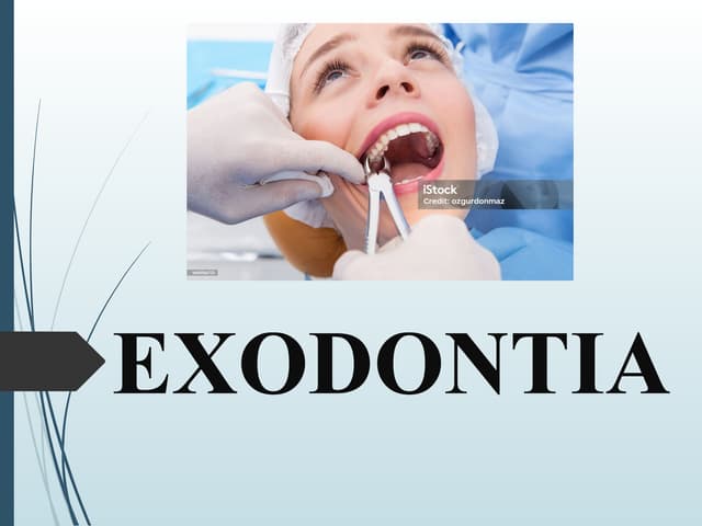 Exodontia Principles and Techniques | PDF