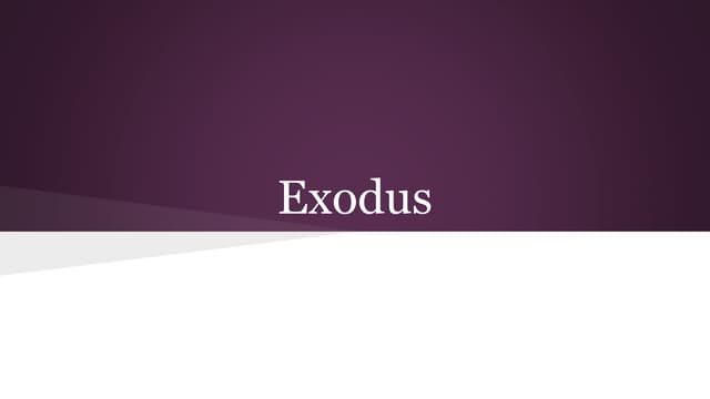 Old Testament Timeline | PDF