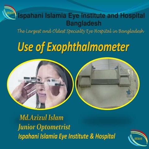 Exophthalmometer | PPTX